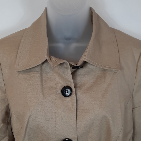 The Limited | Jackets & Coats | Khaki Lenin Jacket With Belt | Poshmark